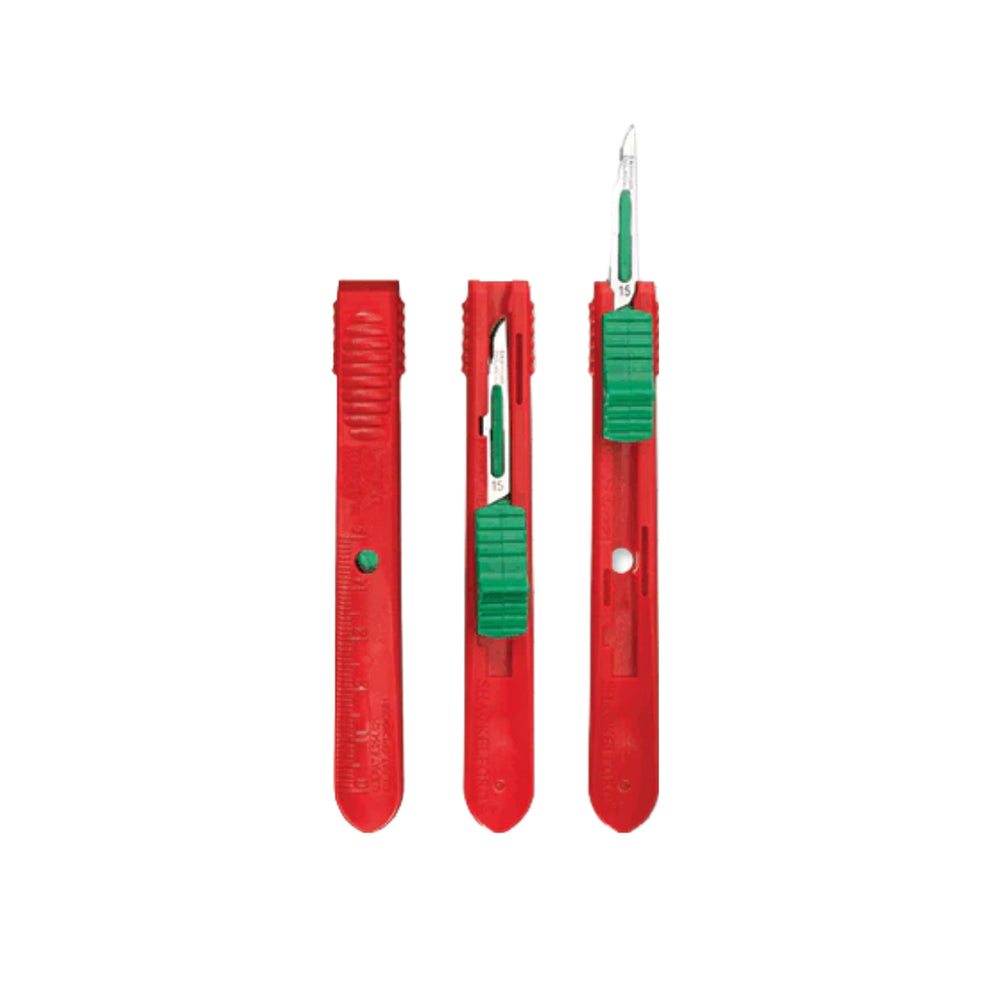 Single Use Safety Scalpel #15 (34015) – Protech International, Inc.